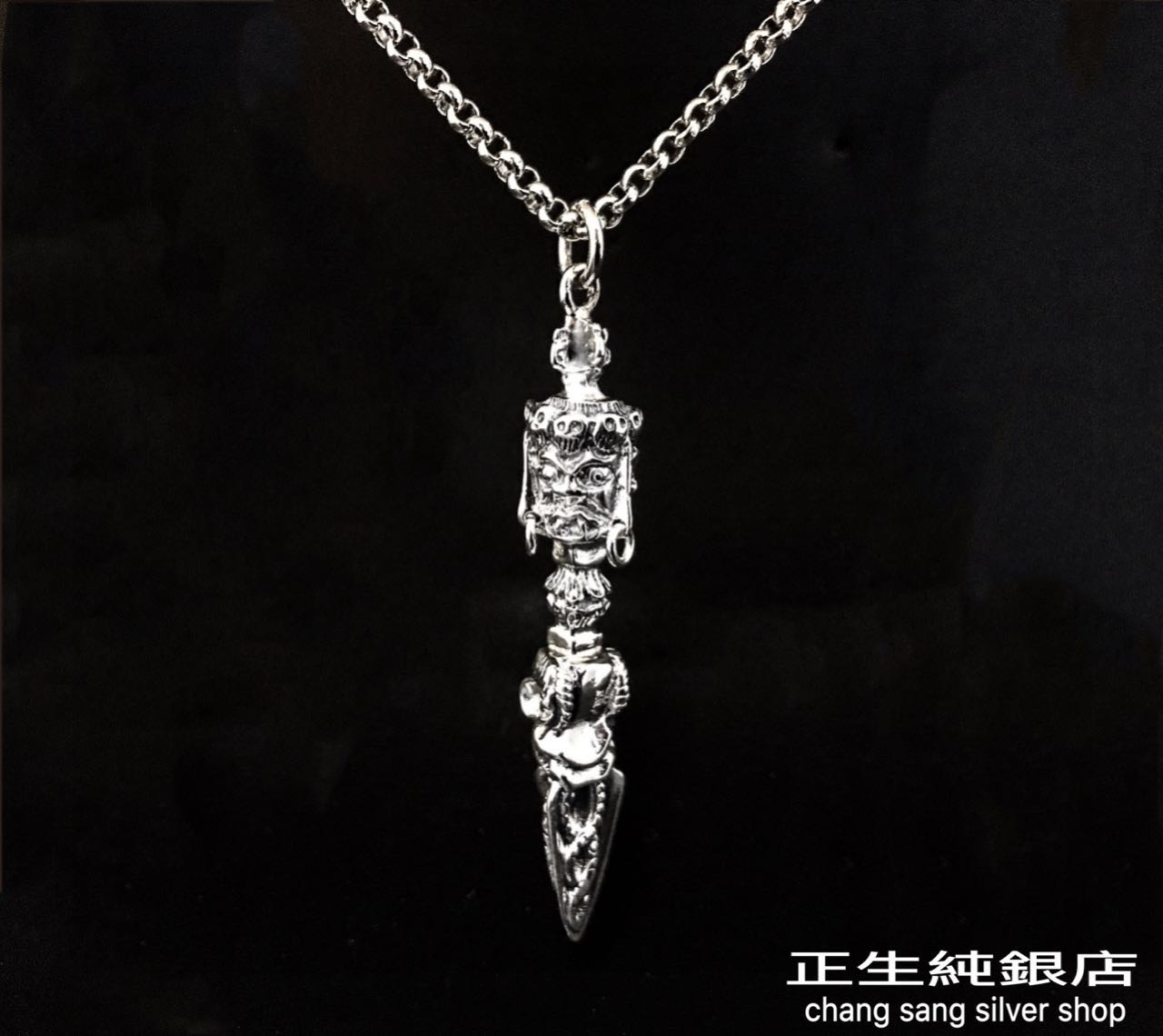 BACK PANDENT SERIES 型格注黑吊墜系列 – 正生純銀店