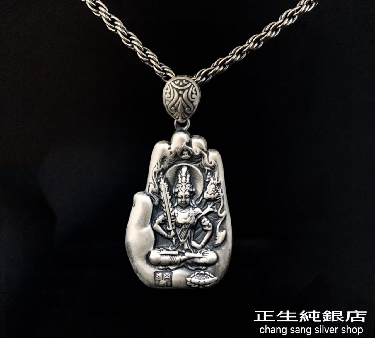 BACK PANDENT SERIES 型格注黑吊墜系列 – 正生純銀店